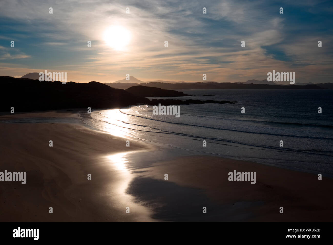 Polin Beach, Sutherland Stock Photo - Alamy