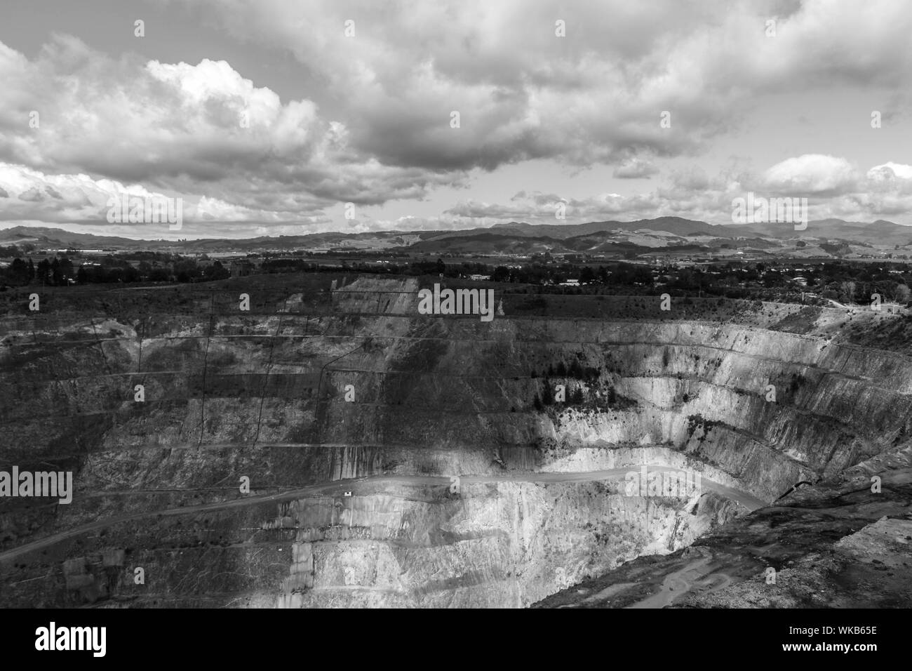 Open gold mine Black and White Stock Photos & Images - Alamy