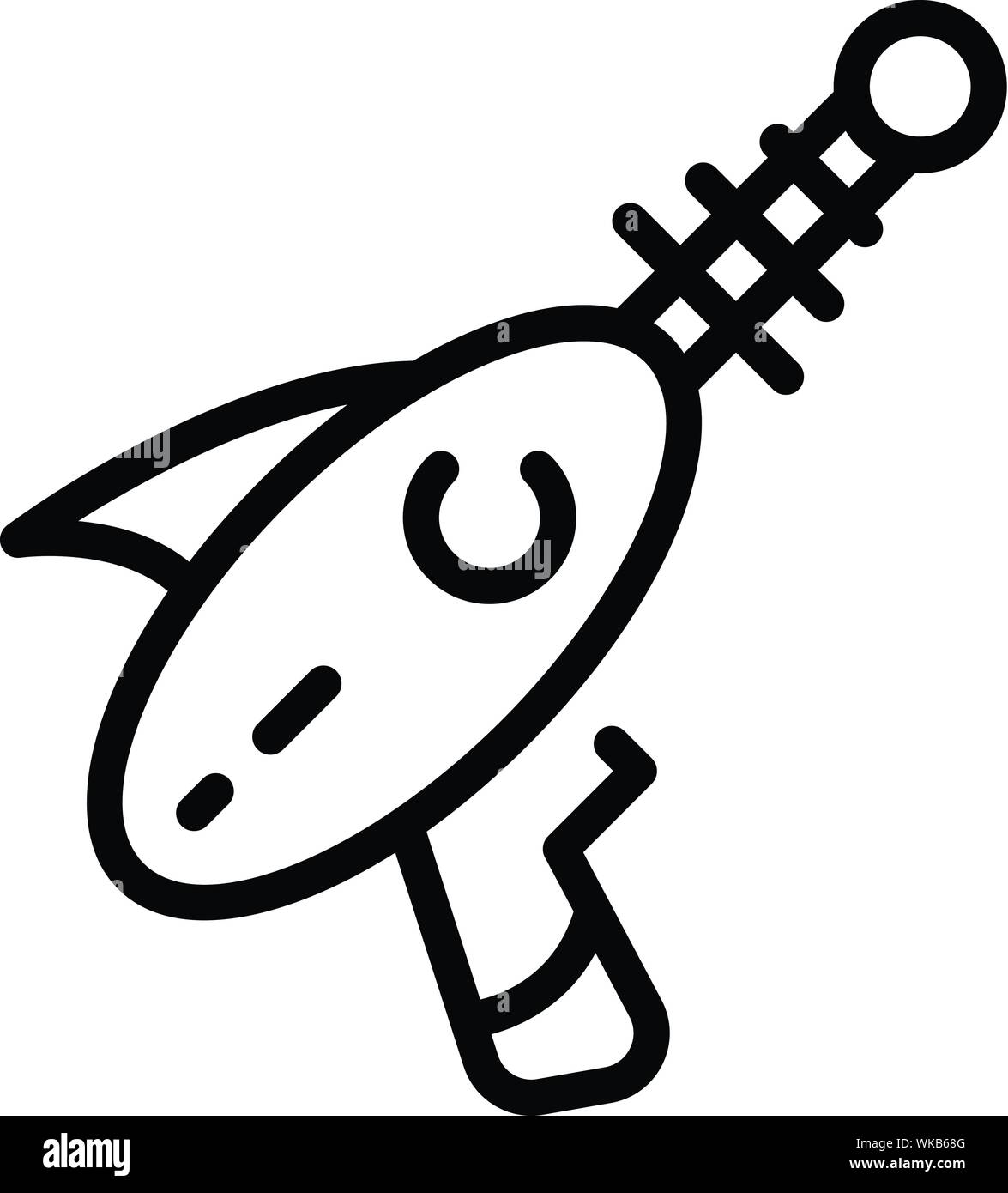 Blaster gun icon, outline style Stock Vector Image & Art - Alamy