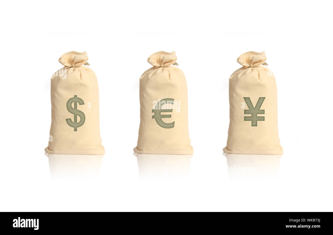 Money bags euro pound hi-res stock photography and images - Alamy