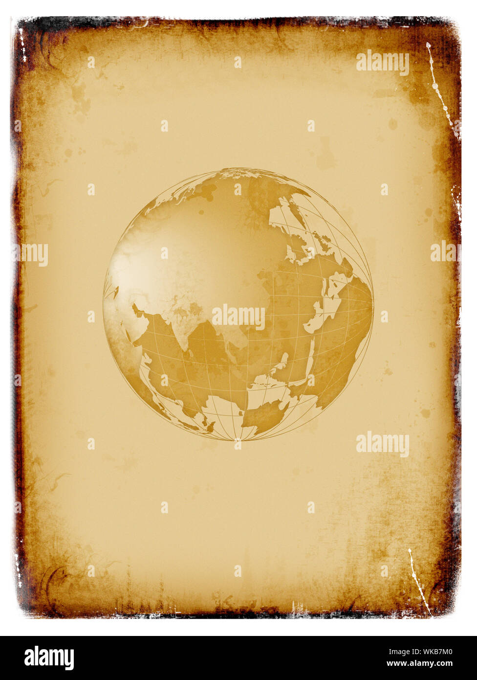 Ancient World Map Background