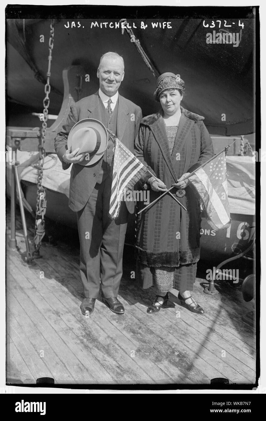 Jas. Mitchell and wife Stock Photo - Alamy