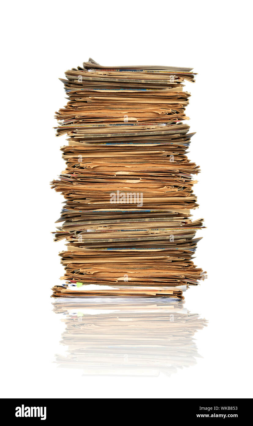 Heap of papers Stock Photo - Alamy