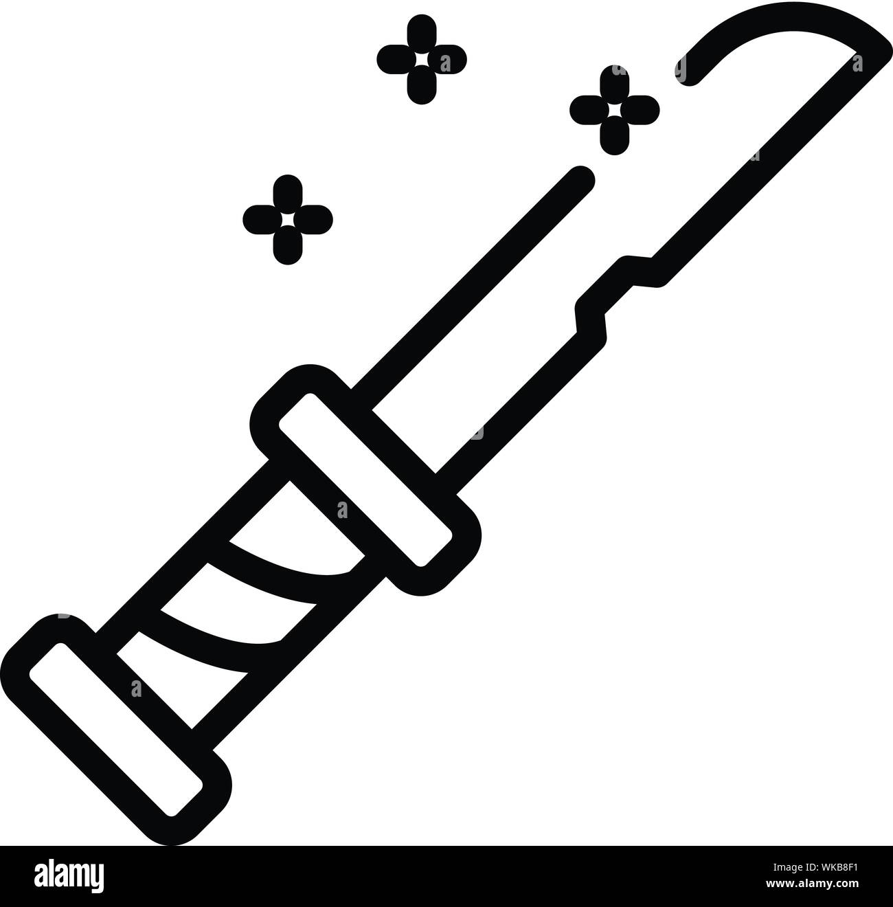 Stop knife crime Stock Vector Images - Alamy
