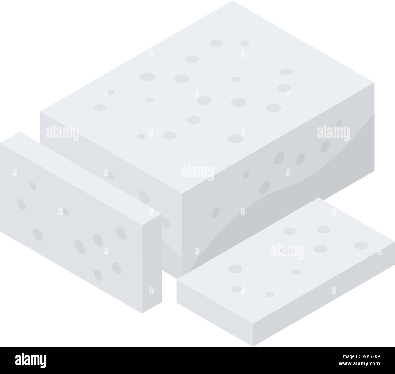 Greek feta cheese icon, isometric style Stock Vector Image & Art - Alamy