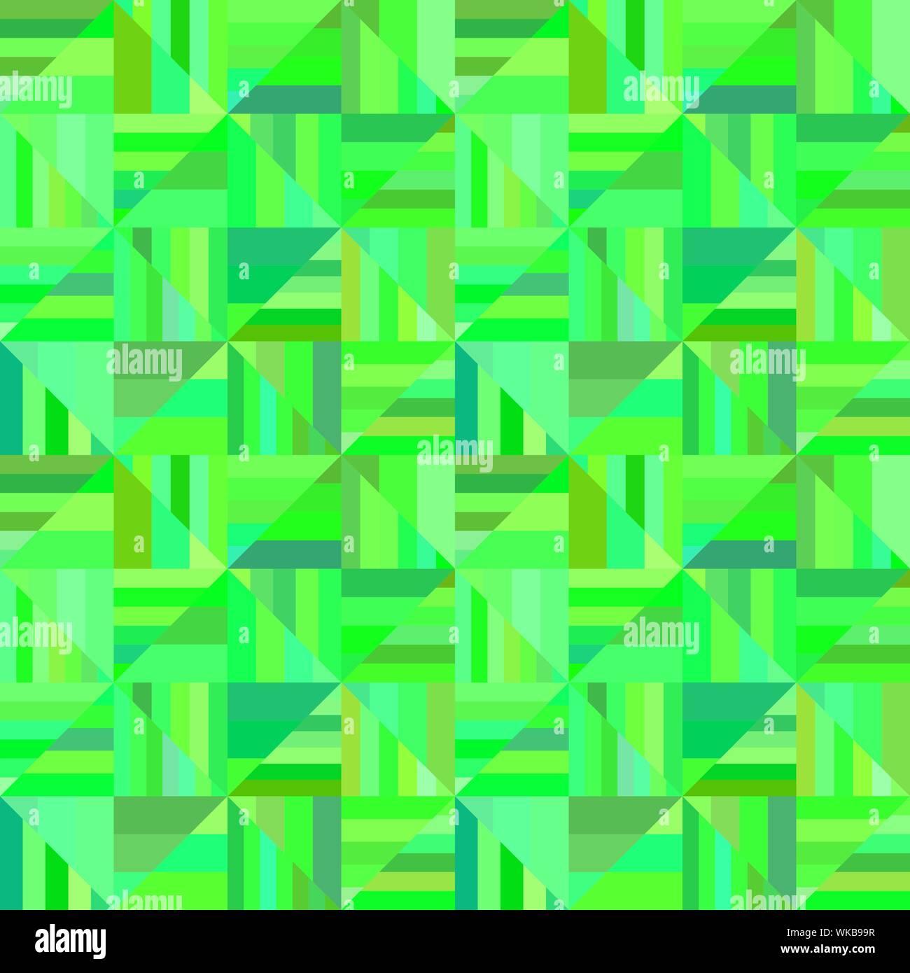 Green abstract seamless striped square pattern - vector mosaic tile ...