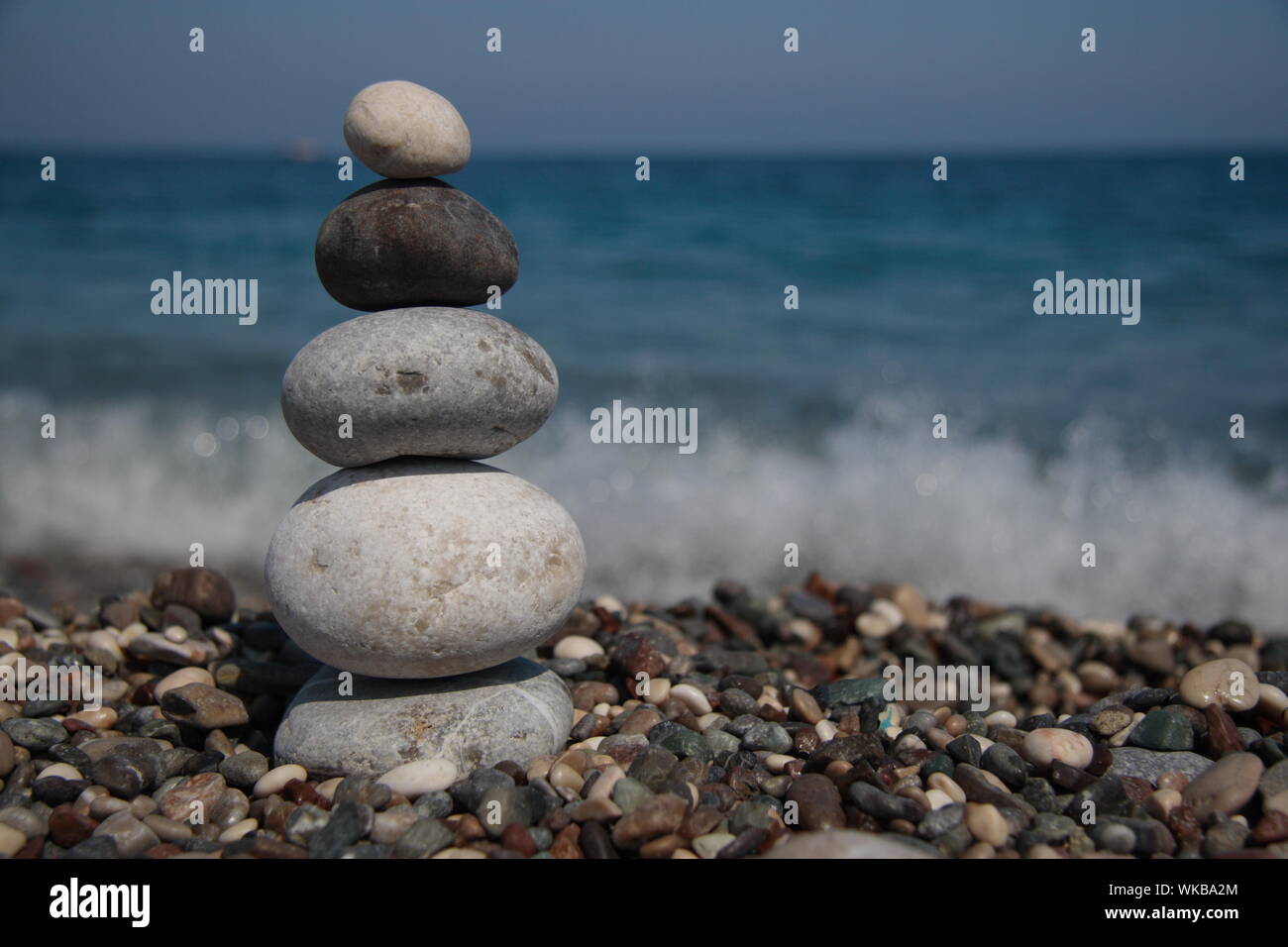 Stones on the seashore Stock Photo - Alamy
