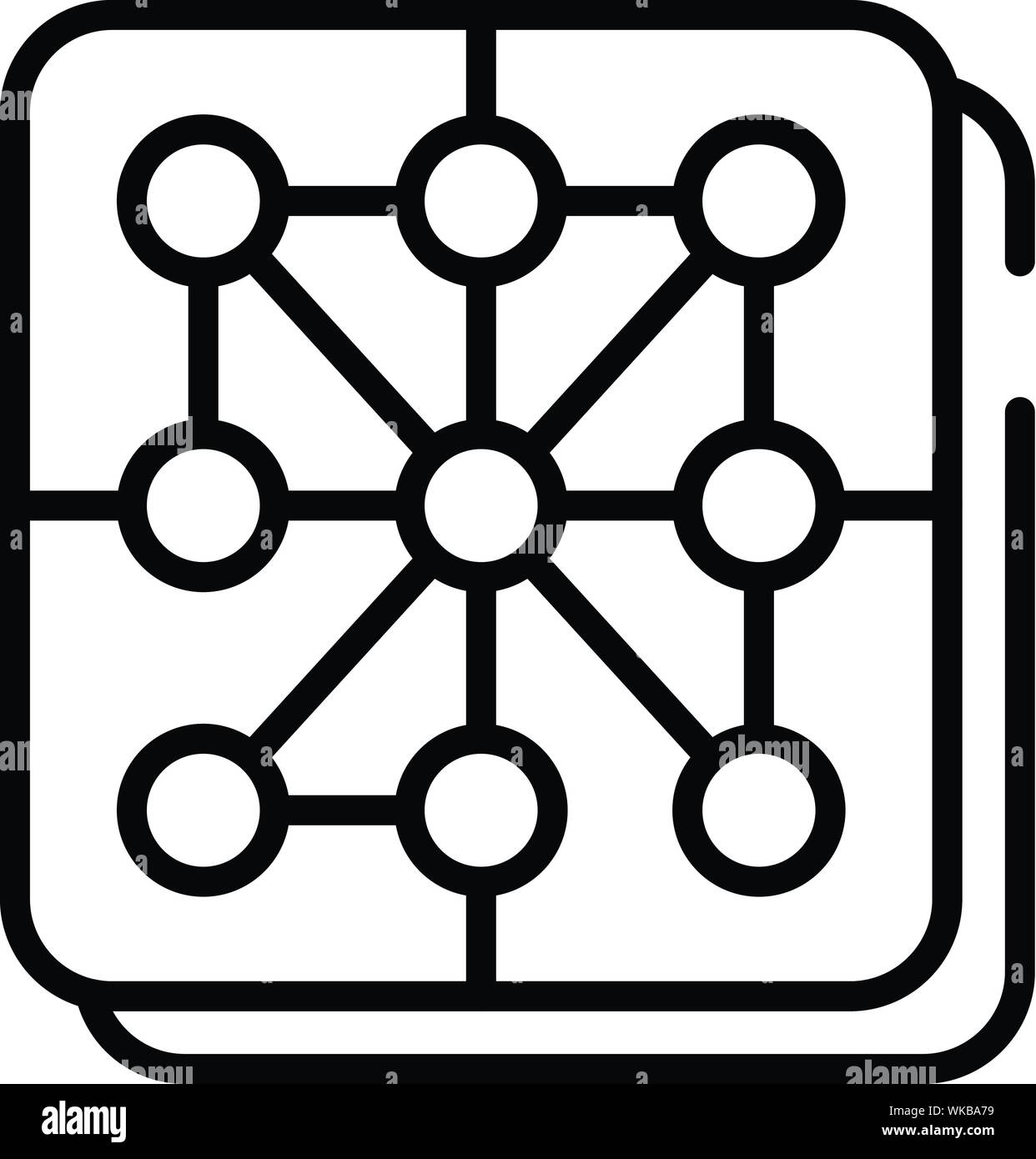 Black nylon fabric texture Stock Vector Images - Alamy