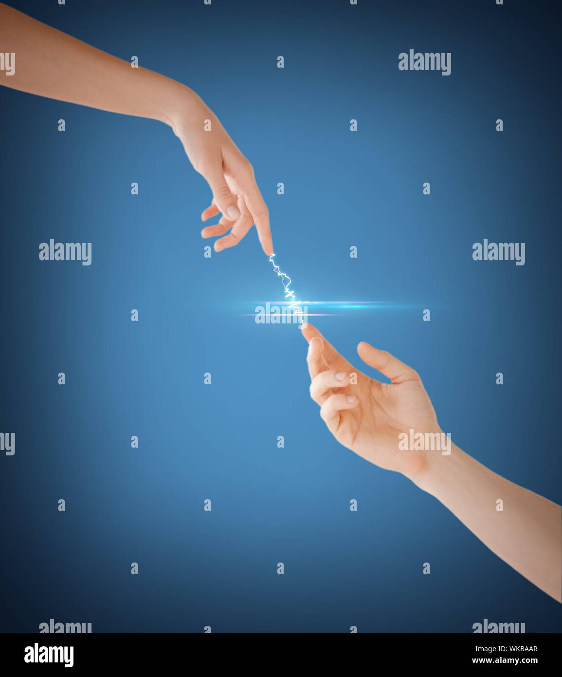 Man showing woman fire hi-res stock photography and images - Alamy