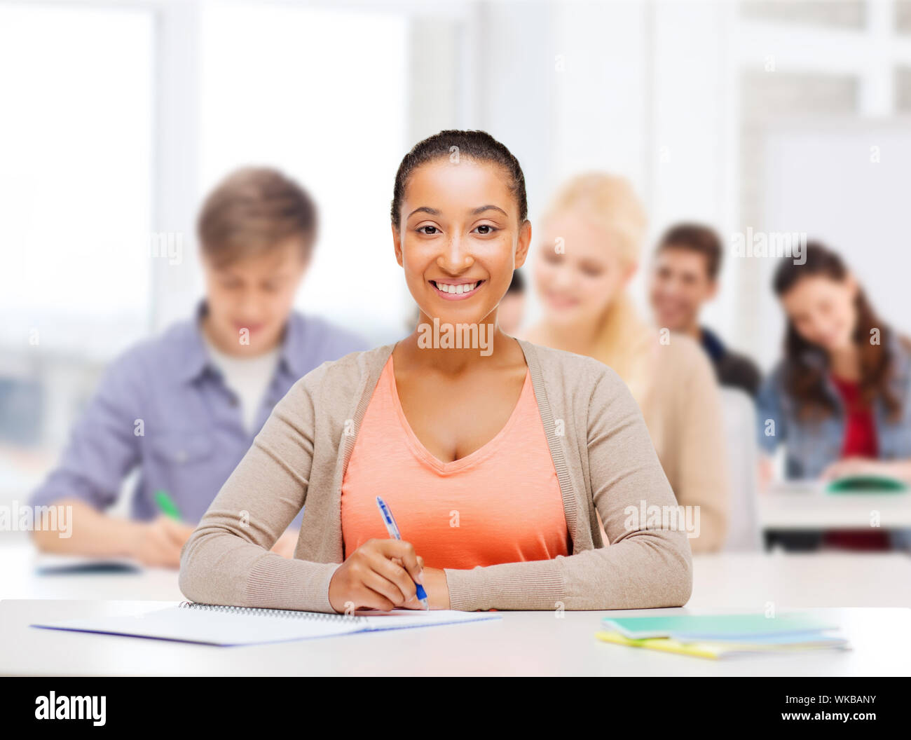 international student studying in college Stock Photo - Alamy