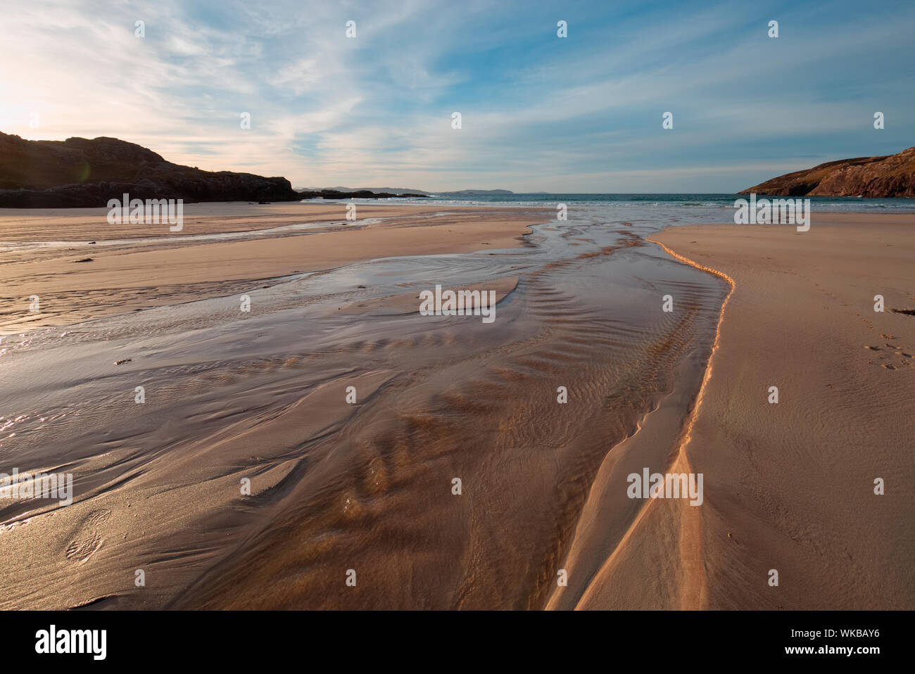 Polin Beach, Sutherland Stock Photo - Alamy