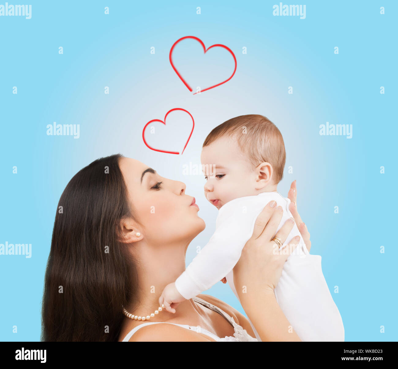 family, children, parenthood and happiness concept - happy mother ...