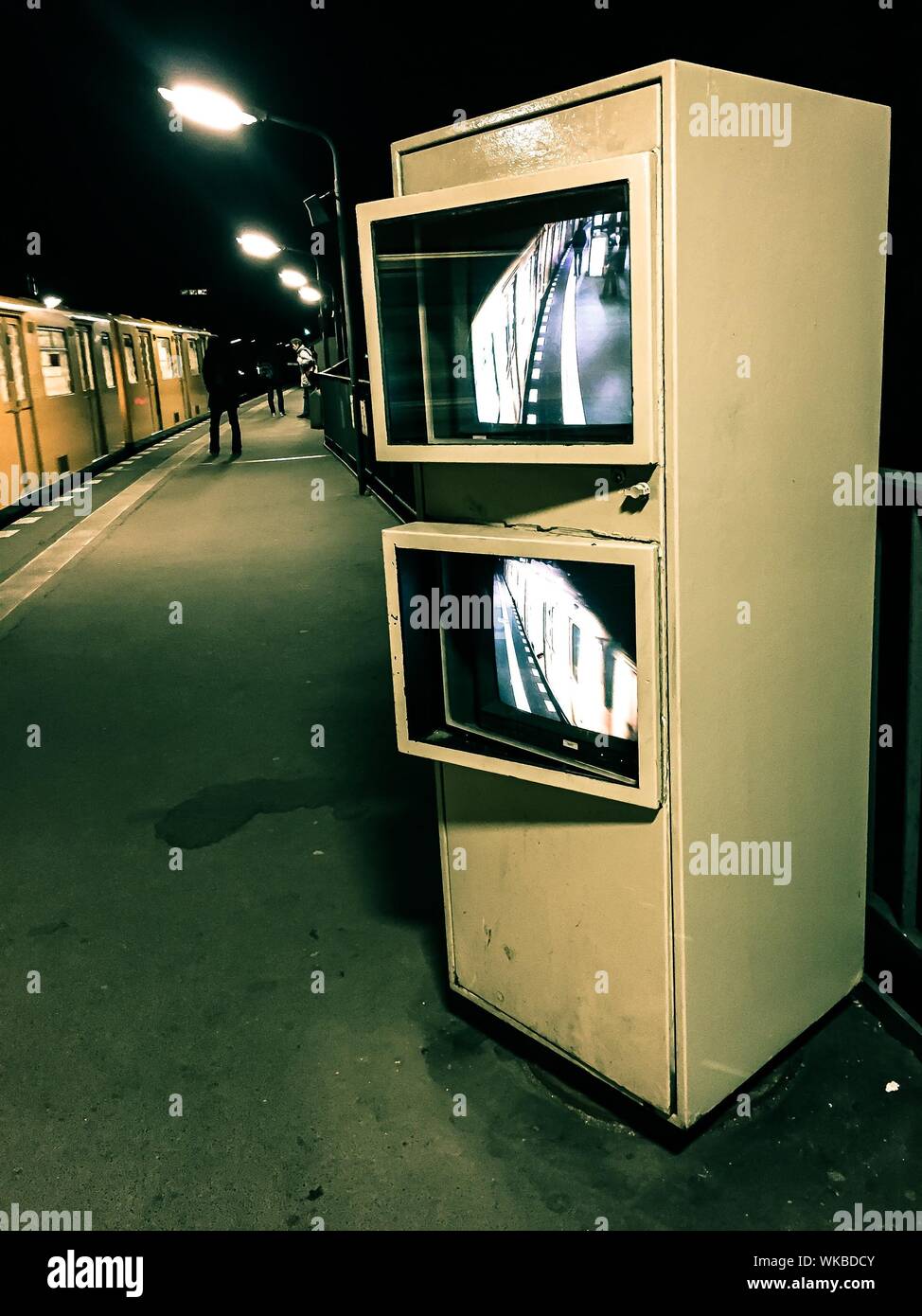 Train surveillance camera hi-res stock photography and images - Alamy