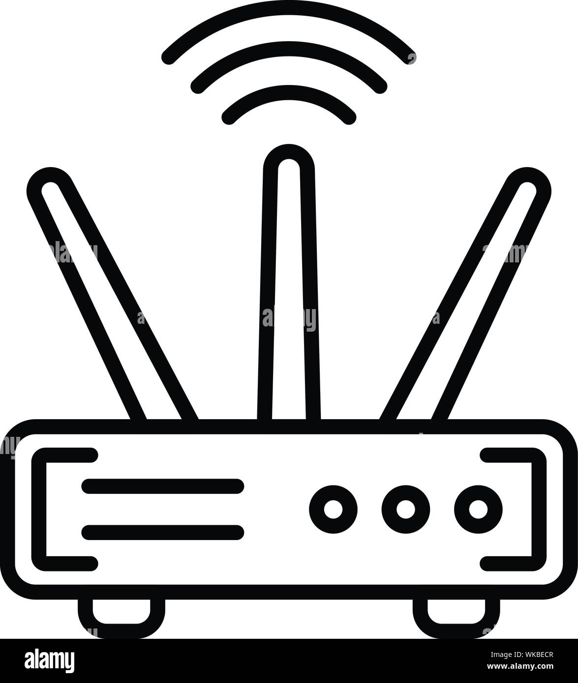 Wifi router icon, outline style Stock Vector Image & Art - Alamy