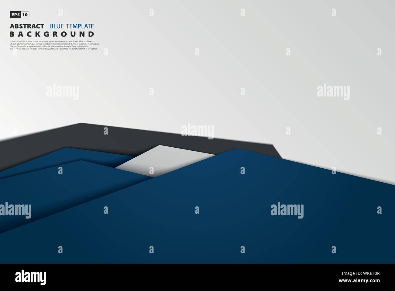Abstract tech gradient blue overlap of business. Use for tech post ...