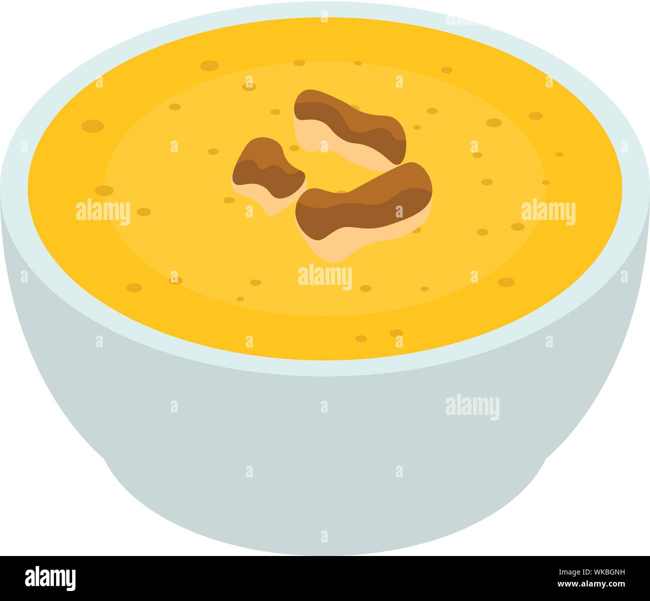 Soup with meatballs Stock Vector Images - Alamy