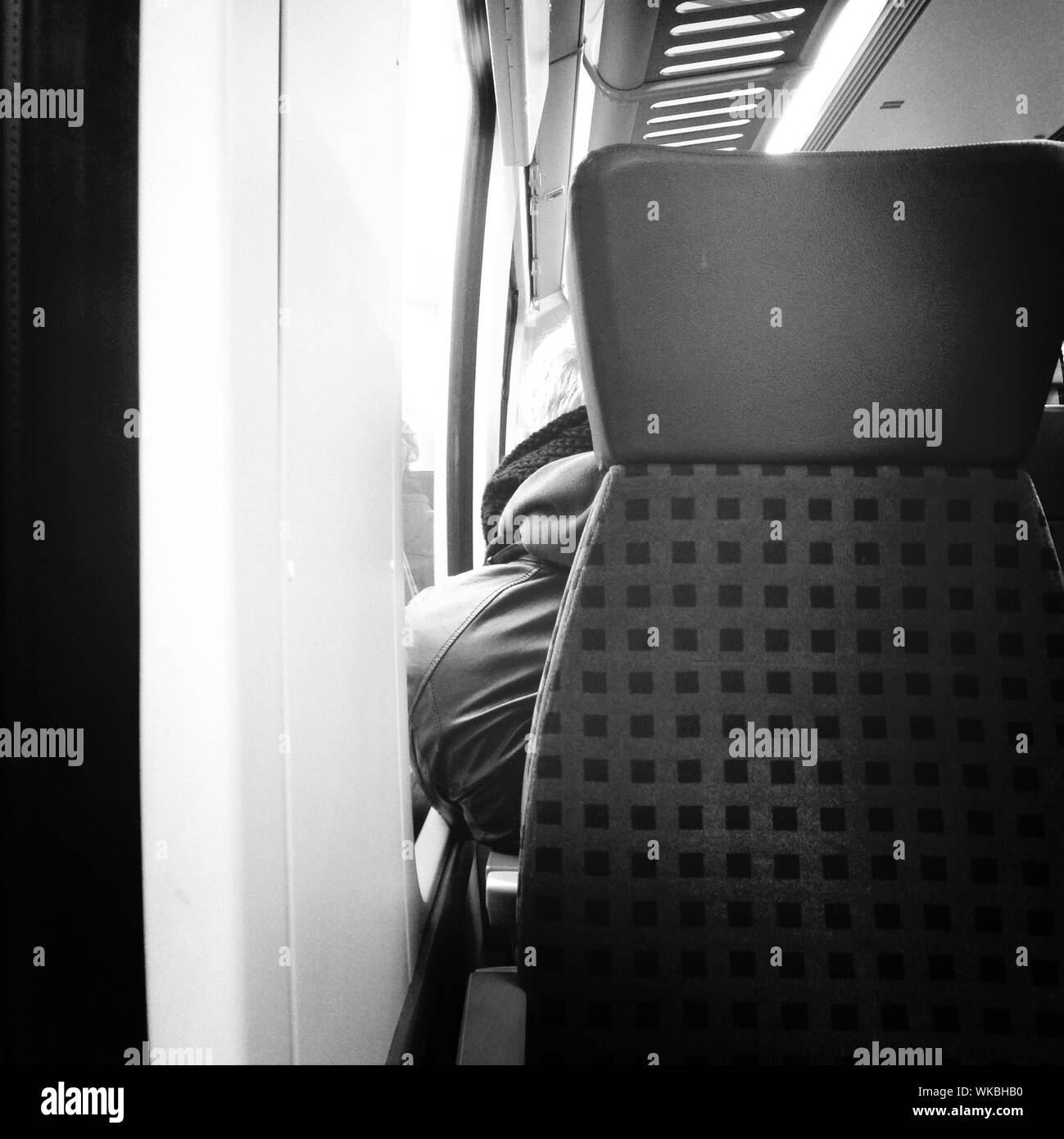 Train seat empty hi-res stock photography and images - Alamy