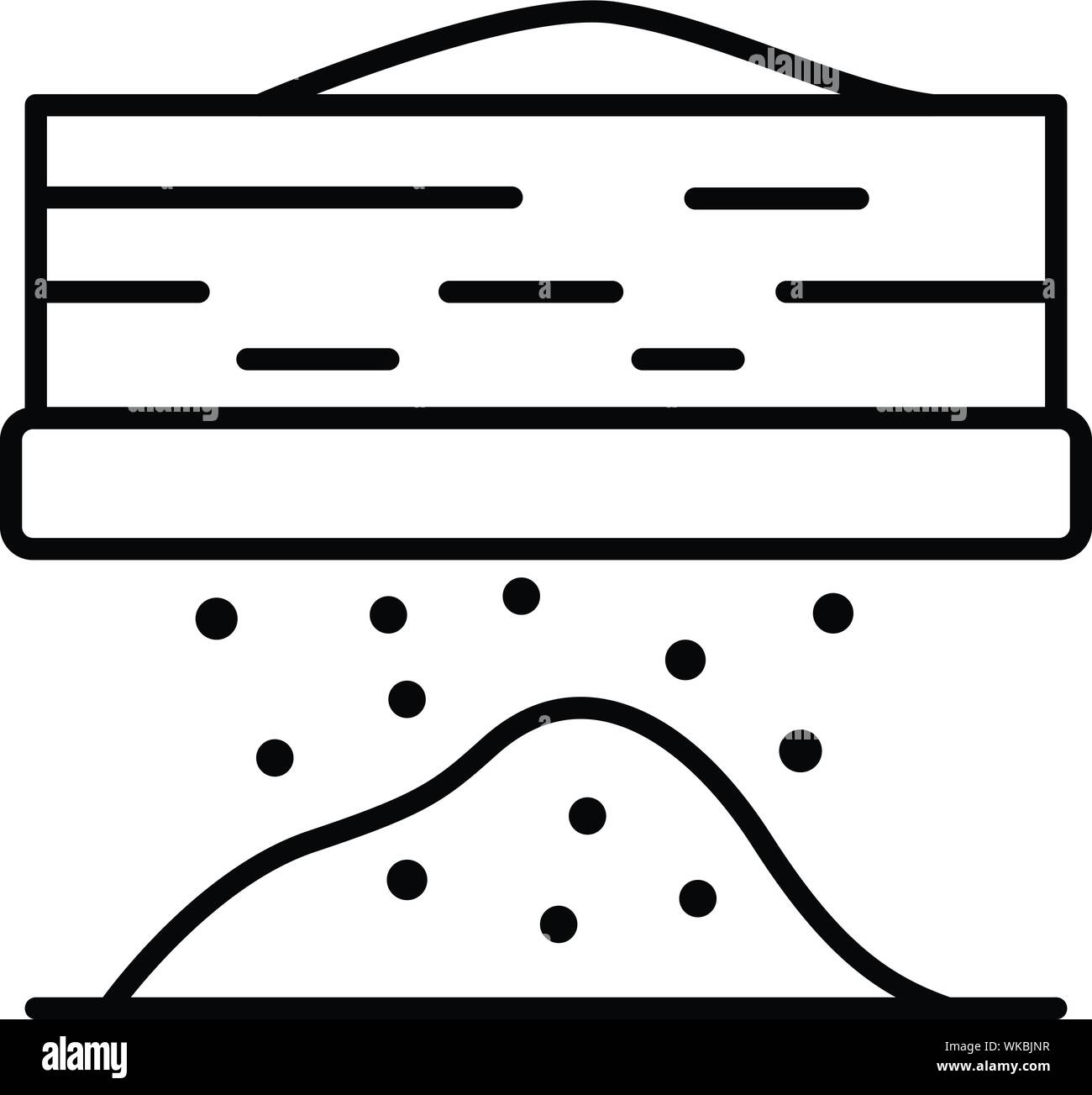 Kitchen flour icon, outline style Stock Vector Image & Art - Alamy