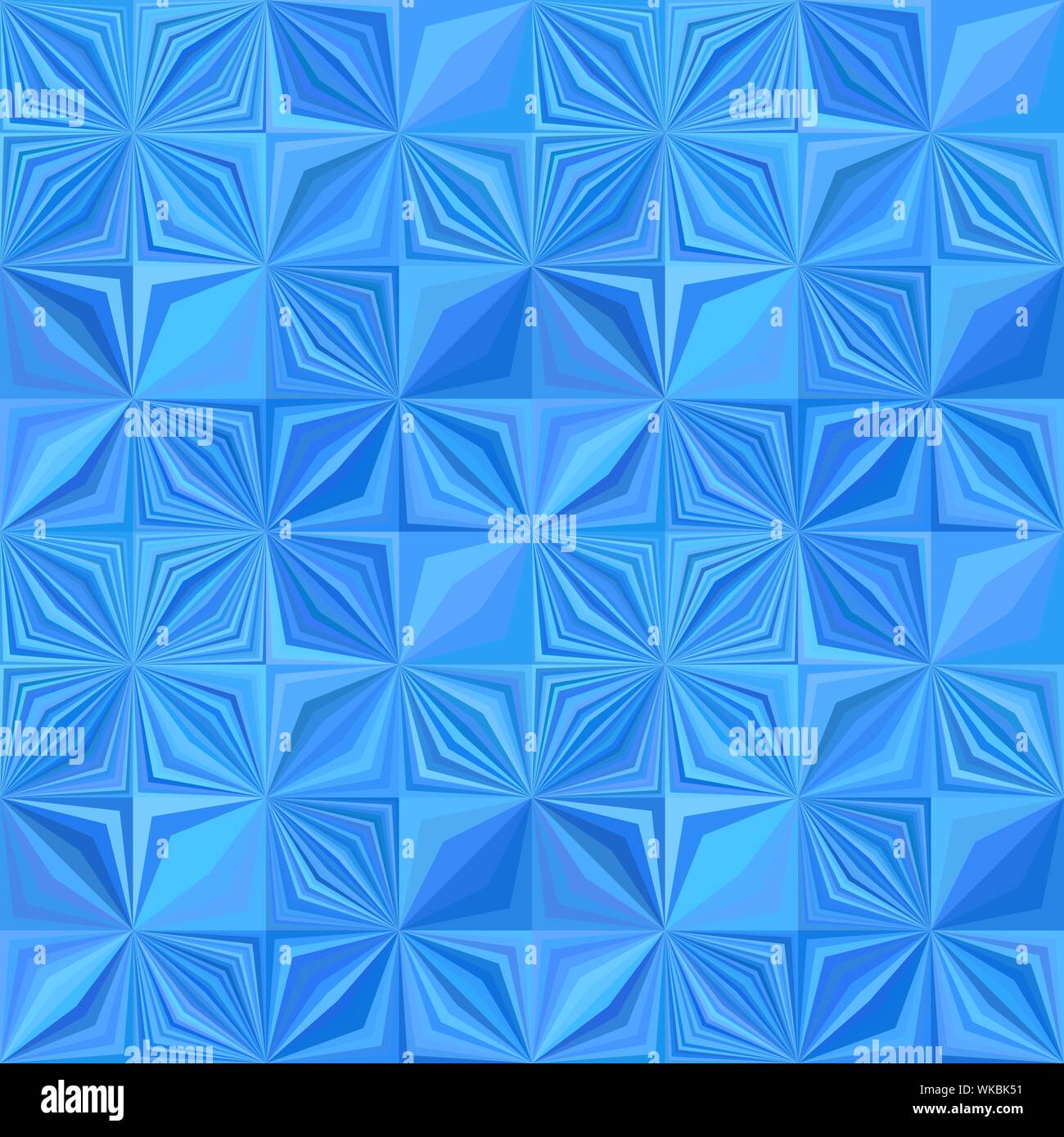 Blue Seamless Abstract Stripe Pattern Vector Tile Mosaic Background Graphic Design Stock