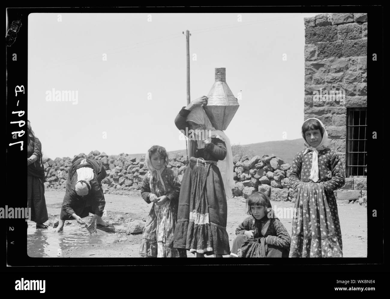 Jebel el-Druze & Hauran. Ghureye. Druze children Stock Photo - Alamy