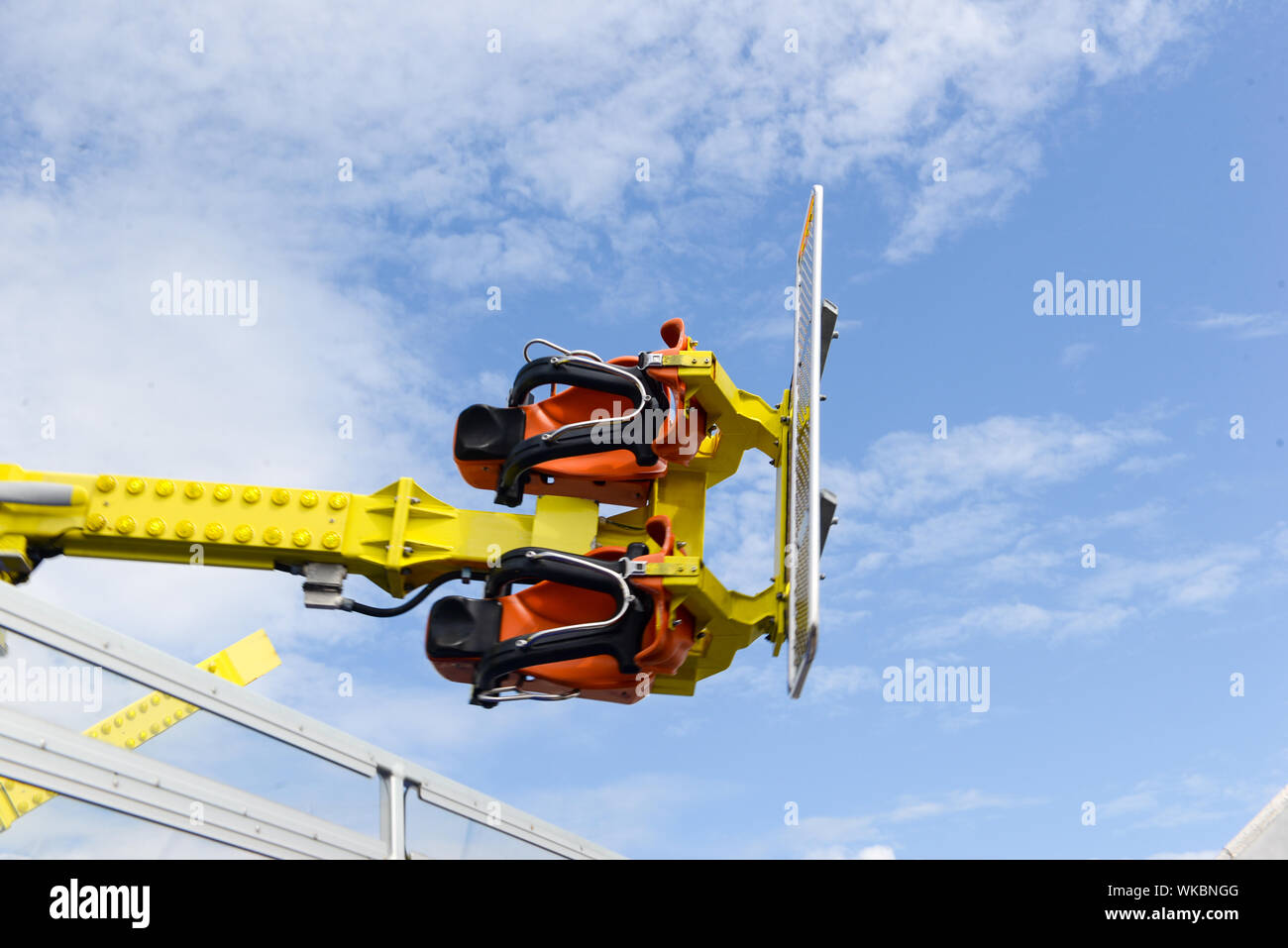 Spinning wheel fair ground ride hi-res stock photography and images - Alamy
