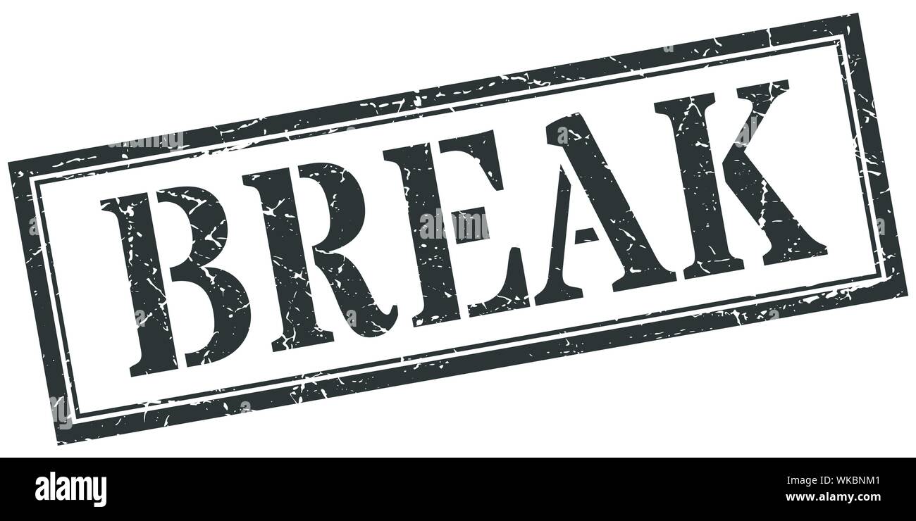 break stamp. break square grunge sign. break Stock Vector Image & Art ...
