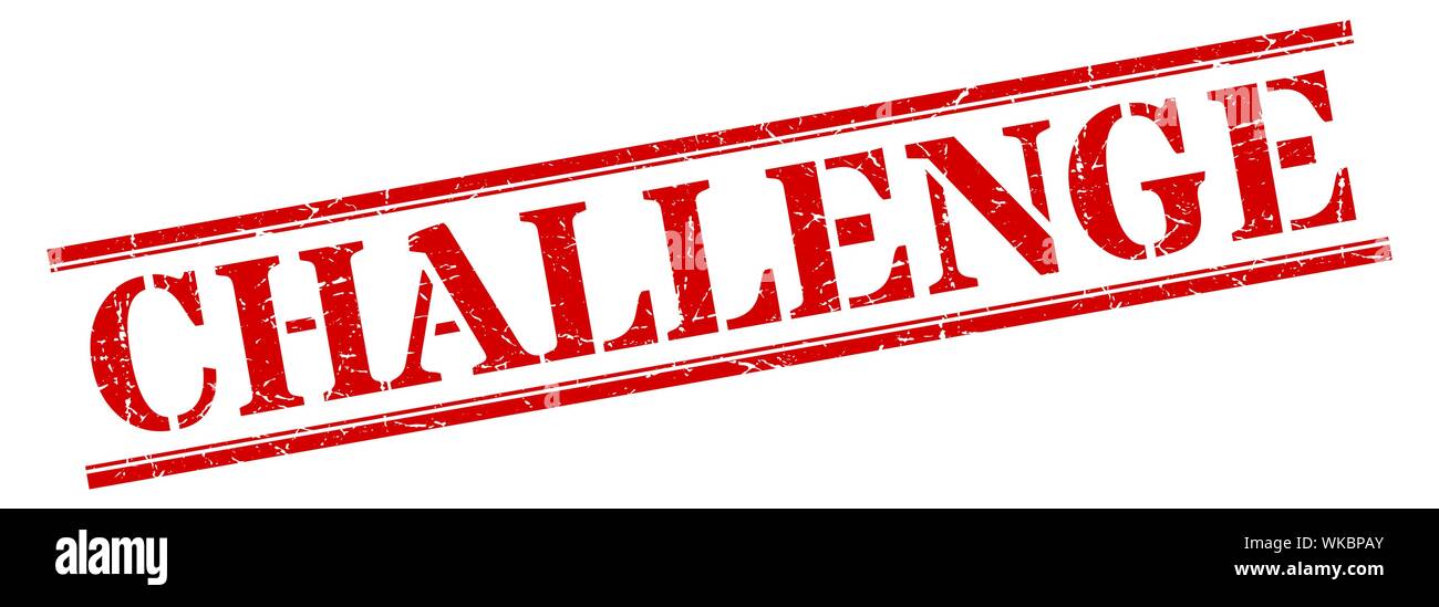 challenge stamp. challenge square grunge sign. challenge Stock Vector ...