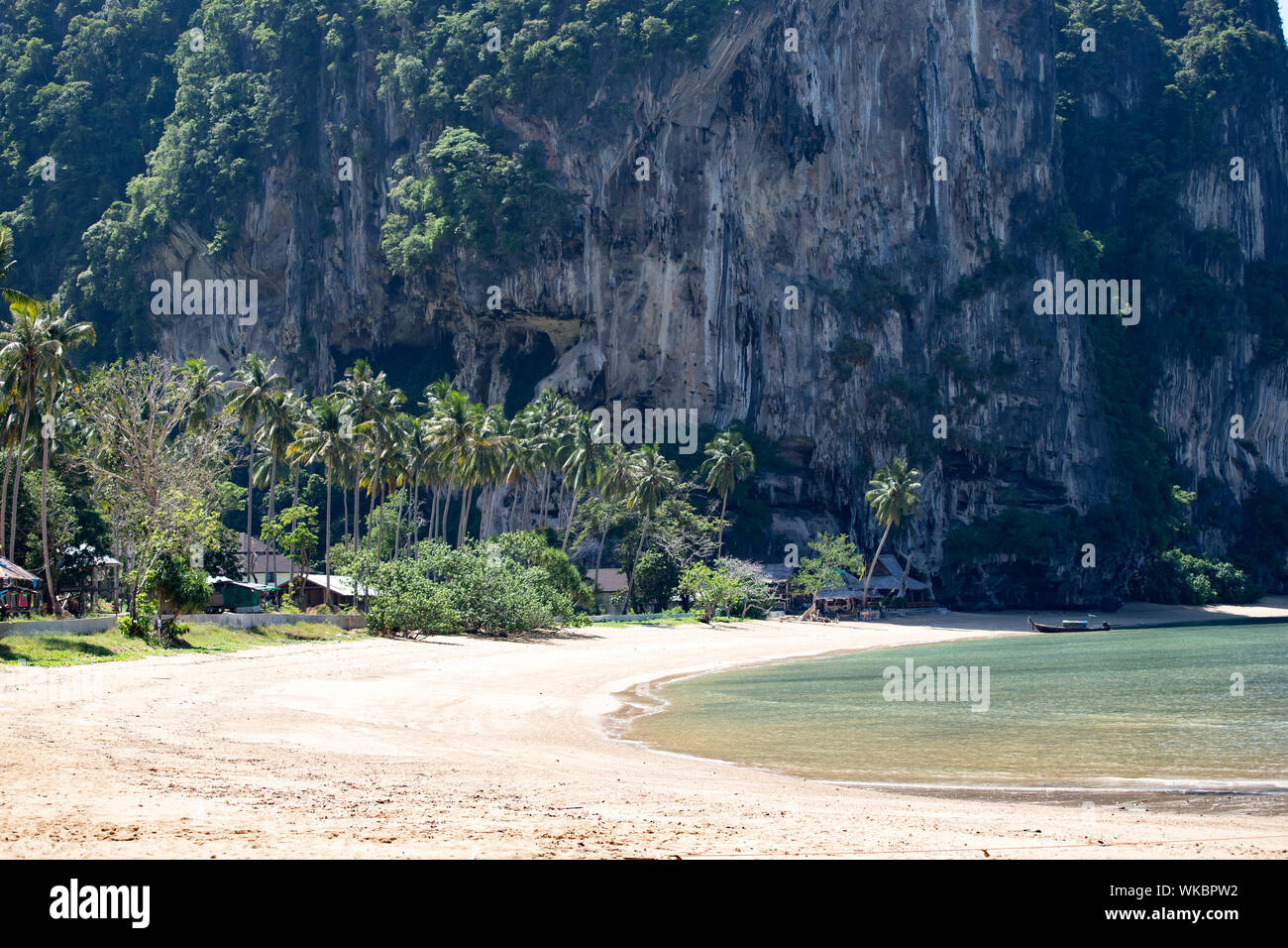 Beautiful Tonsai beach in Krabi region, Thailand Stock Photo - Alamy