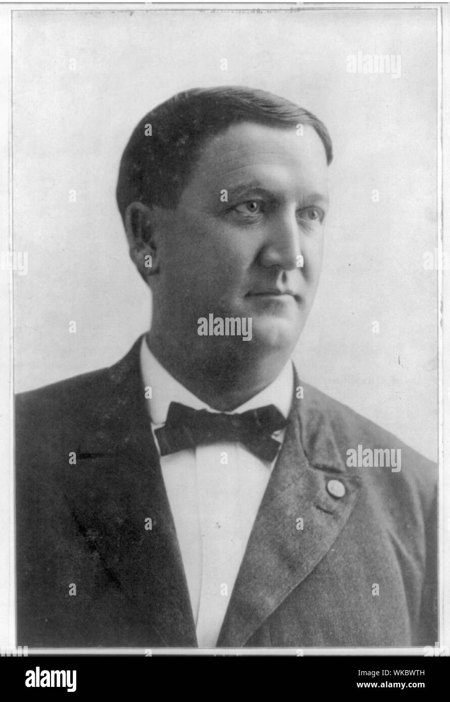 Jefferson (Jeff) Davis, 1862-1913, bust, left profile Stock Photo - Alamy