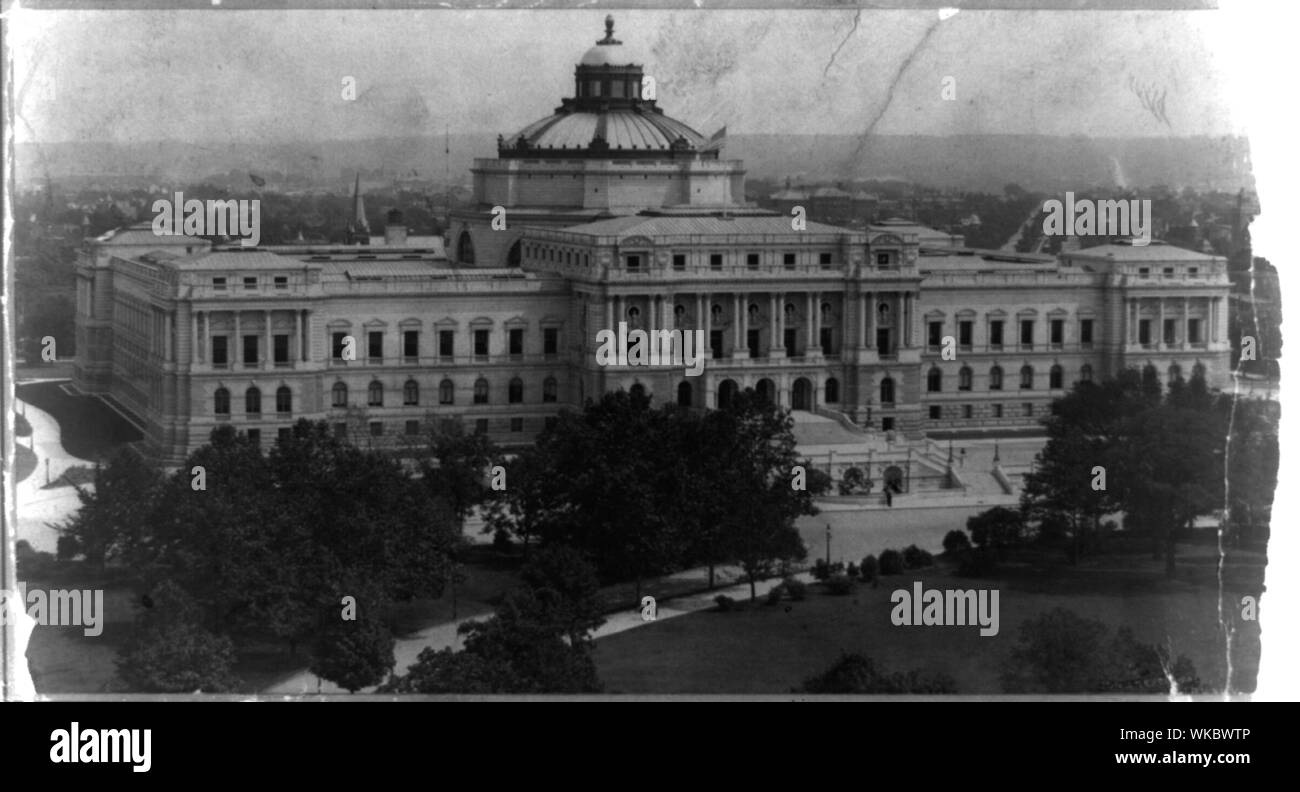 Jefferson building library of congress Black and White Stock Photos ...
