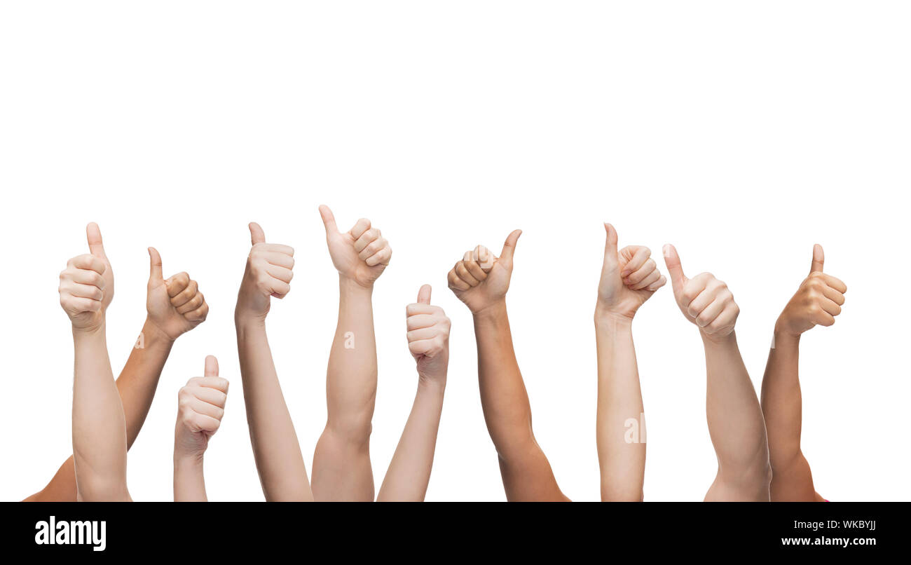 Both thumbs up hi-res stock photography and images - Alamy