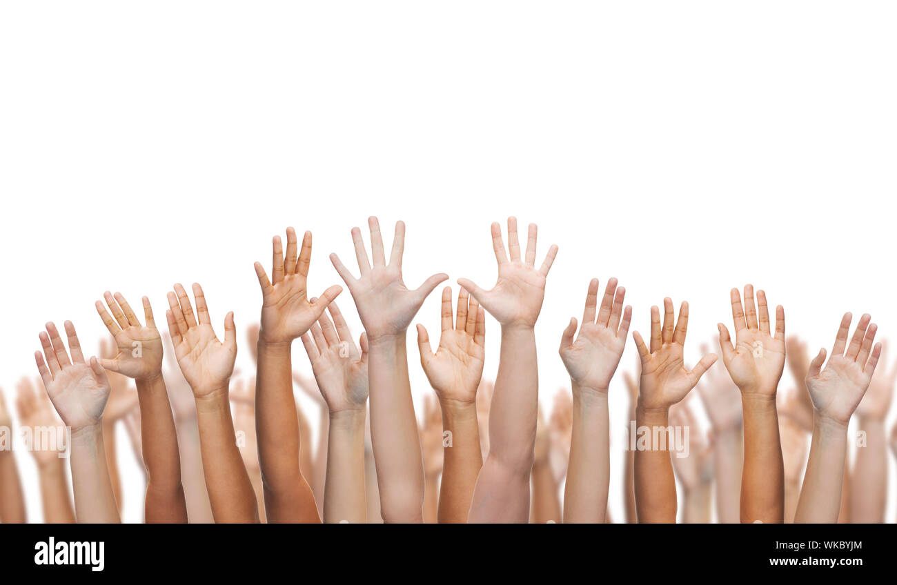 Waving hands hi-res stock photography and images - Alamy