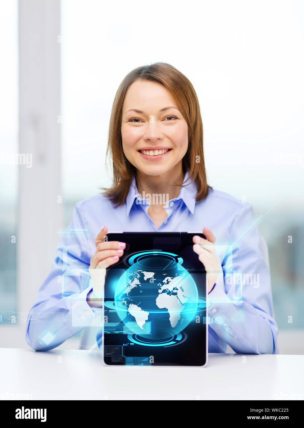 business, office, technology, advertising and internet concept ...