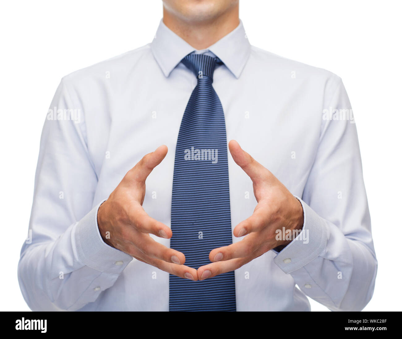 business and office, advertising, people concept - friendly young ...