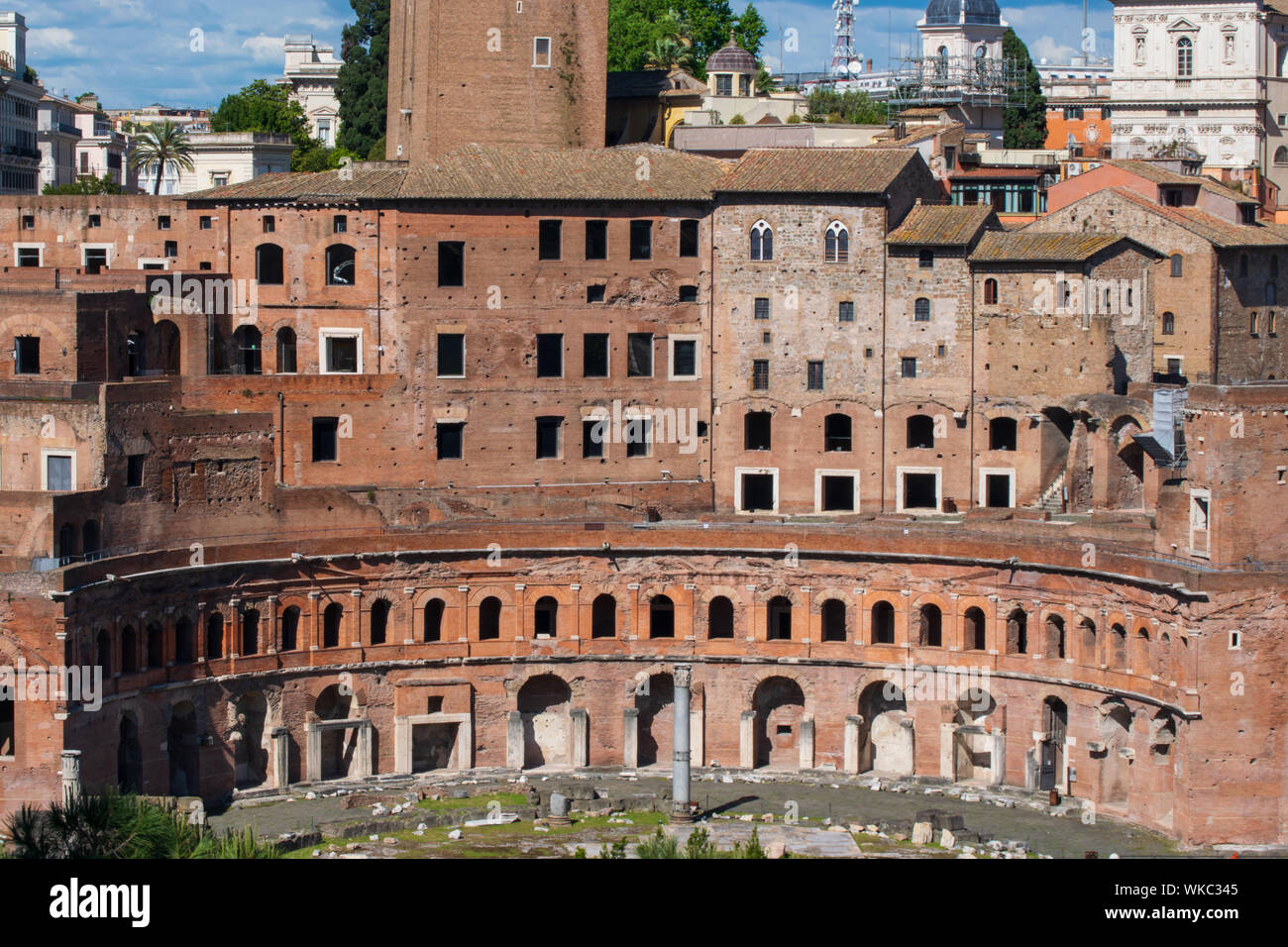 Colonnade roman forum column trajan hi-res stock photography and images ...