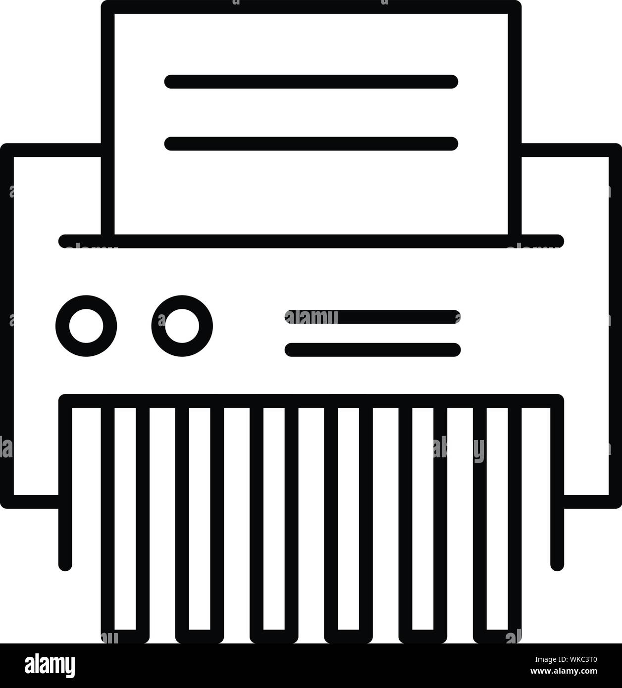 Shredder sheet paper on Black and White Stock Photos & Images - Alamy