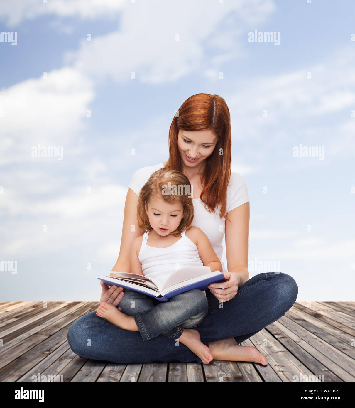 childhood, parenting and relationship concept - happy mother with ...