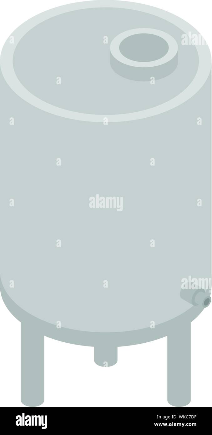 Milk beverage cistern icon, isometric style Stock Vector Image & Art ...
