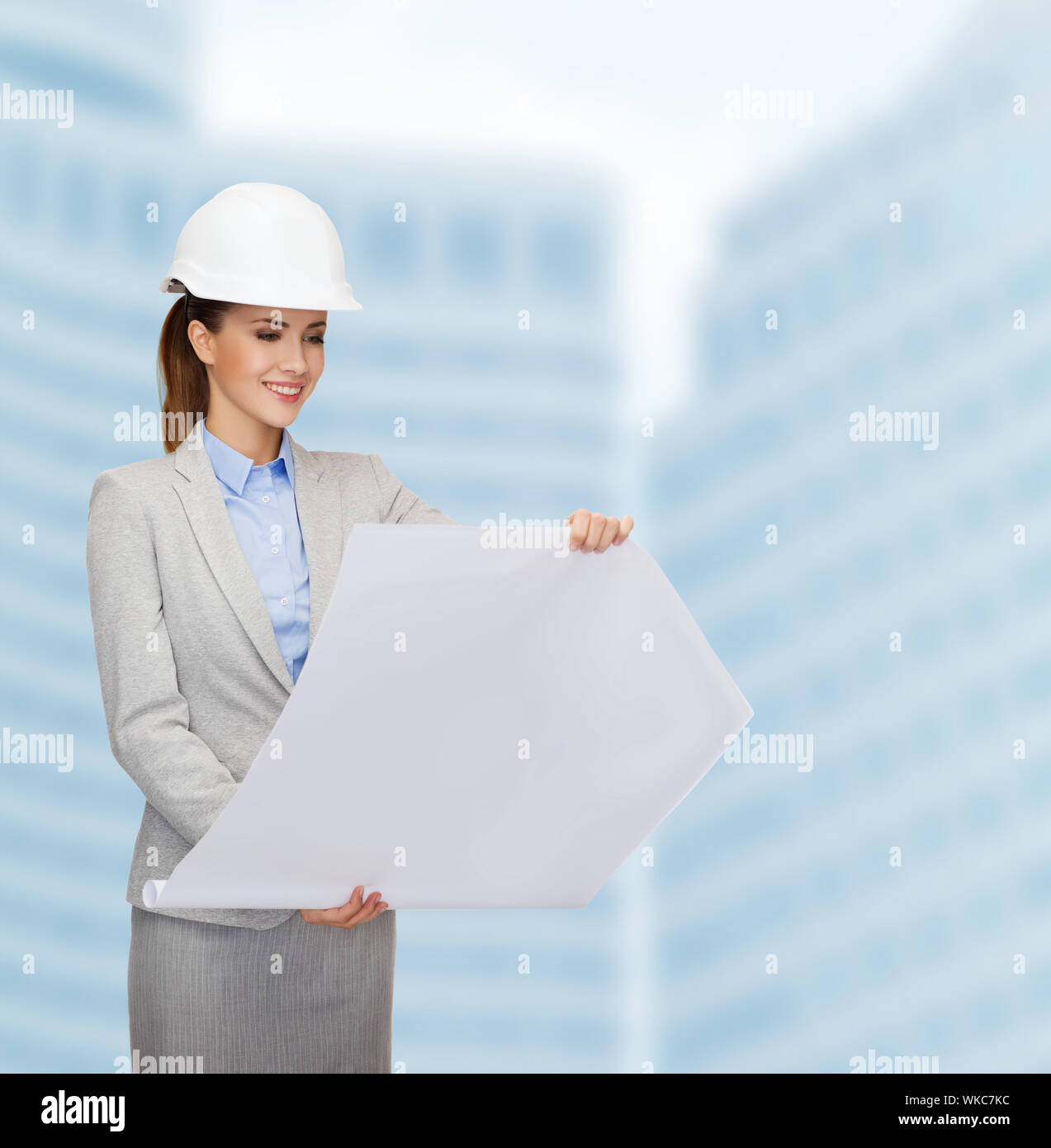 building, developing, consrtuction and architecture concept - friendly ...