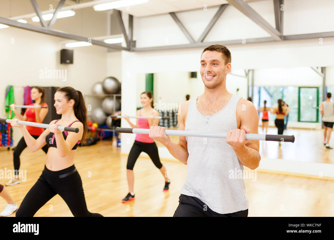 Friendly nice people working hi-res stock photography and images - Alamy