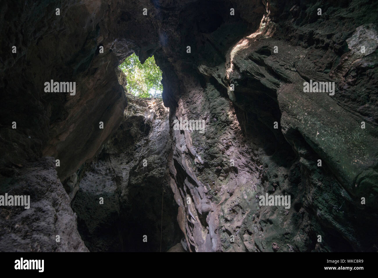 the killing caves of the Red Khmer war on the Mount Phnom Sompov near ...