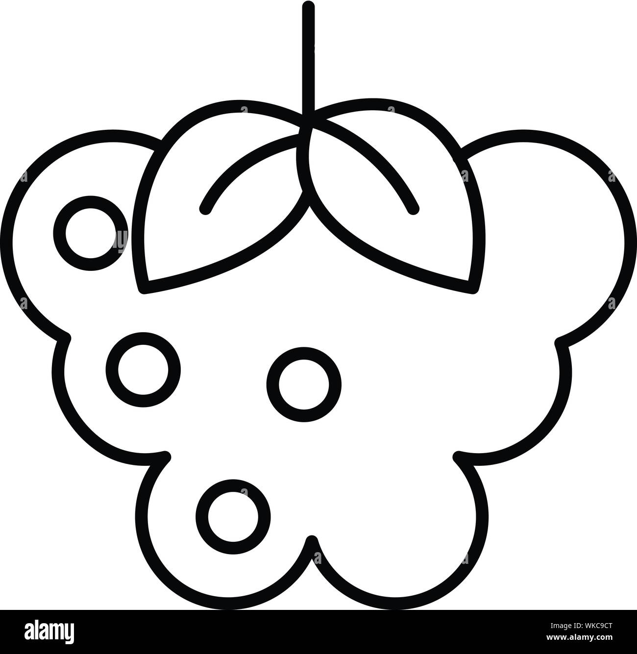 Raspberry food icon, outline style Stock Vector Image & Art - Alamy