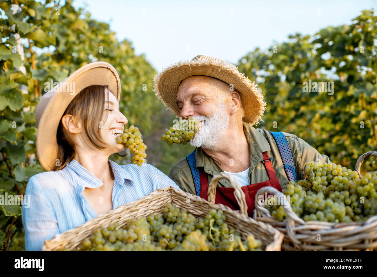 Funny man eating grape hi-res stock photography and images - Alamy