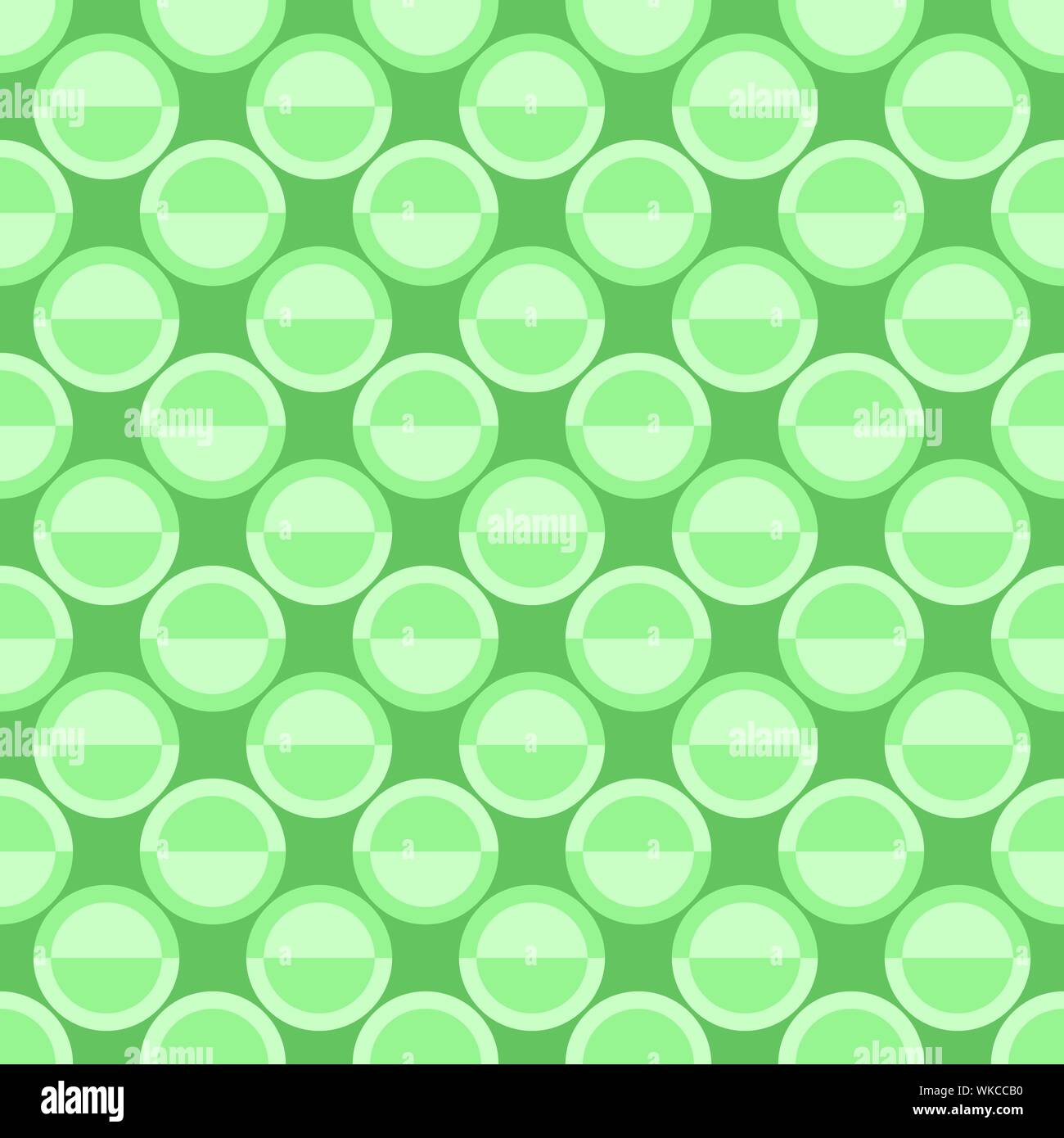 Simple seamless circle pattern design background - colored vector ...