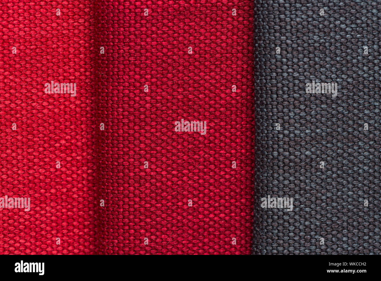 Closeup detail of multi color fabric texture samples Stock Photo - Alamy