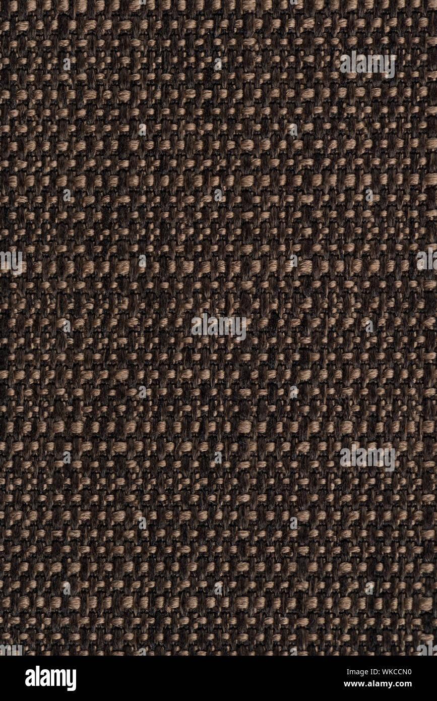 Closeup detail of brown fabric texture background Stock Photo - Alamy