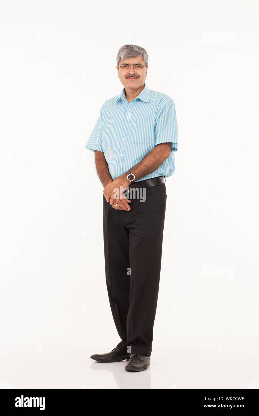 Studio shot businessman short hi-res stock photography and images - Alamy