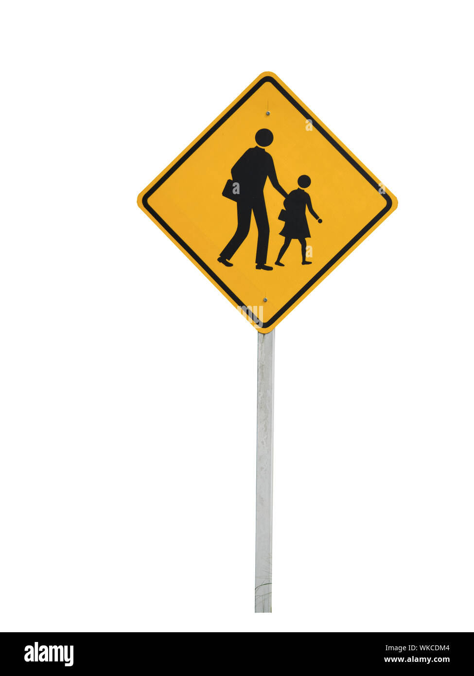 Yellow road sign hi-res stock photography and images - Alamy