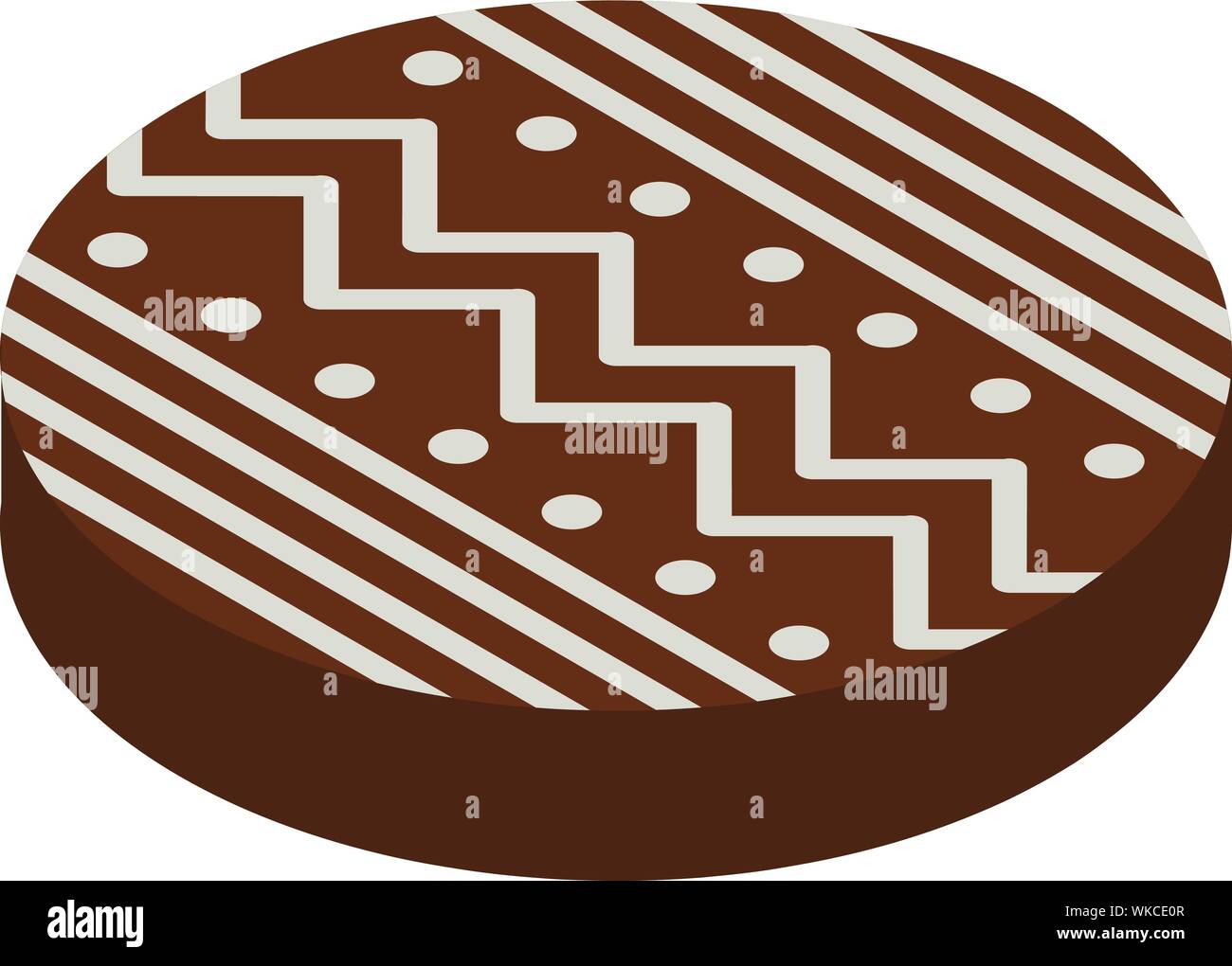 Gingerbread tree ball icon, isometric style Stock Vector Image & Art ...