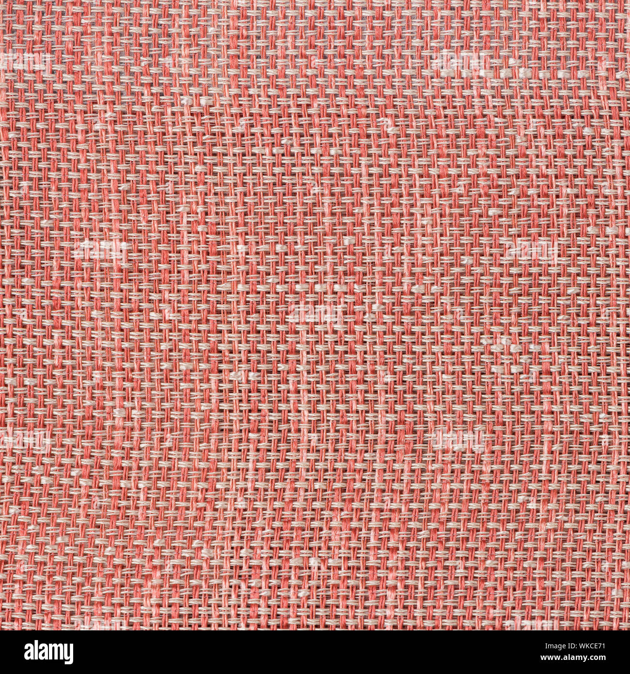 Closeup detail of red fabric texture background Stock Photo - Alamy